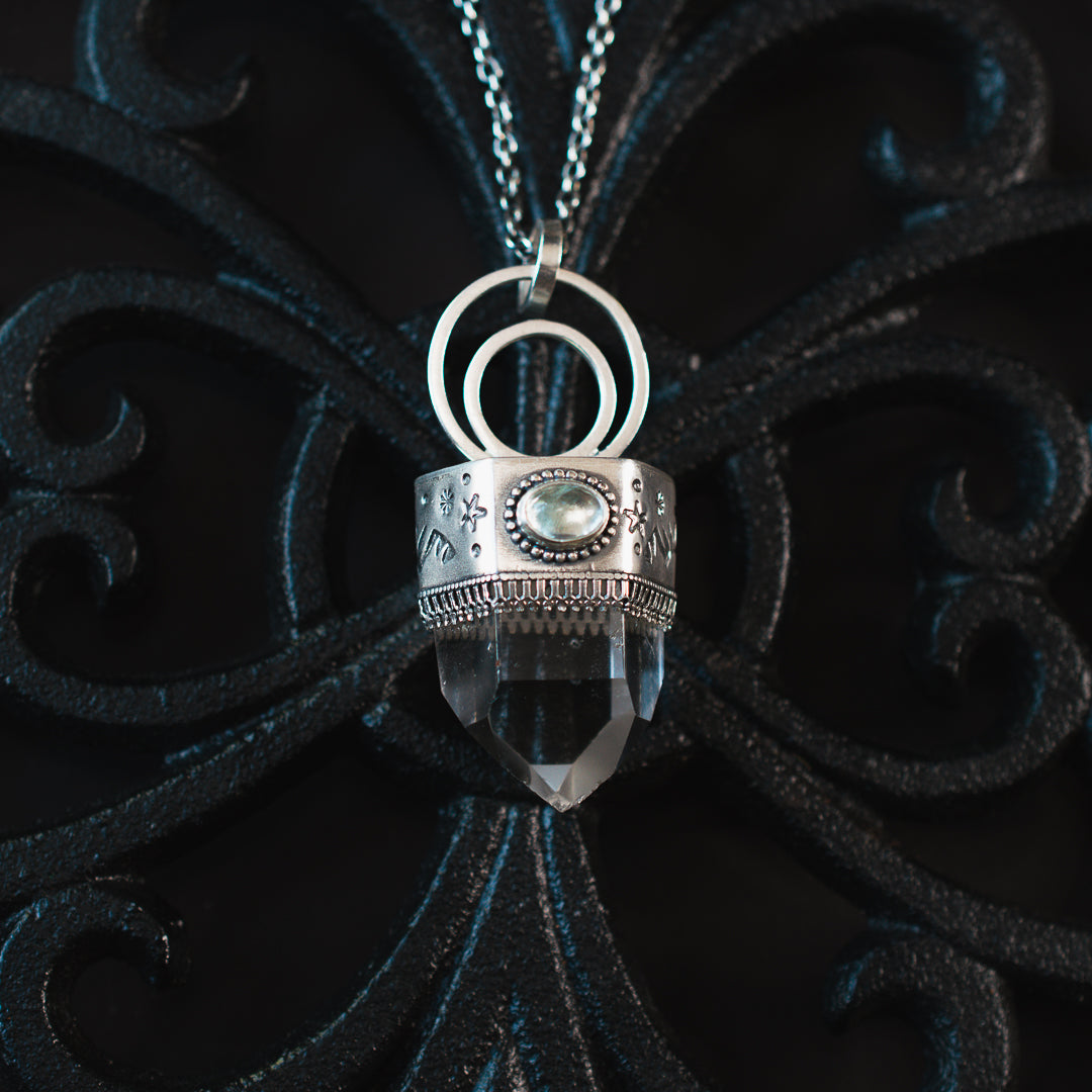 Auric Guidance | Tourmaline and Quartz Celestial Talisman – Earth ...